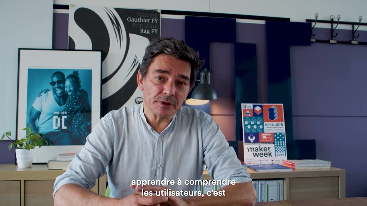 Digital Campus à Paris avec David Prudhomme , directeur de l'école