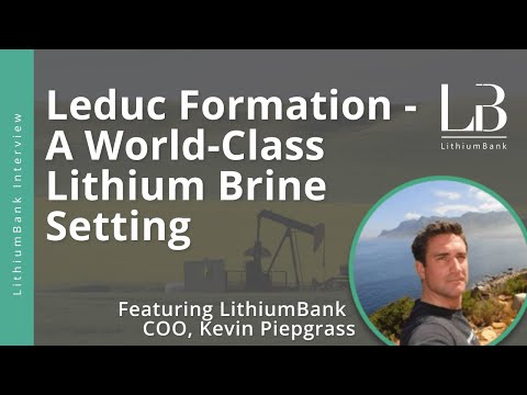 LithiumBank (TSX.V: LBNK) | Leduc Formation - A World-Class Lithium Brine Setting (June 23rd, 2022)