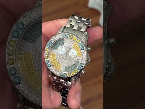 Men’s Avianne & Co Diamond Watch 13.50 Carats King Collection