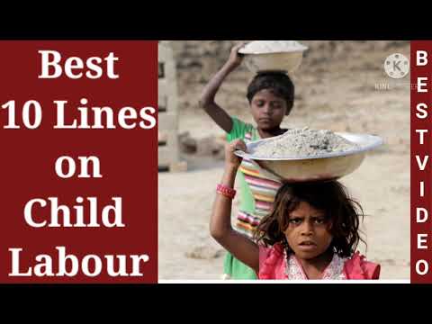 10 Lines on Child Labour in English//Essay on Child Labour//Child Labour