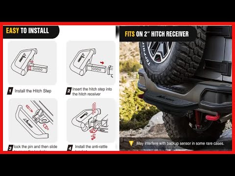 Great product -  Nilight Hitch Step with 2" Hitch Receiver Rear Bumper Guard Protector Compatible