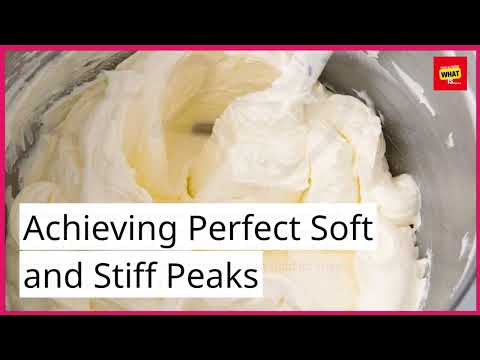 What is the technique for crafting delicate meringues with perfect peaks