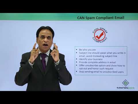Email Marketing - CAN Spam Compliance