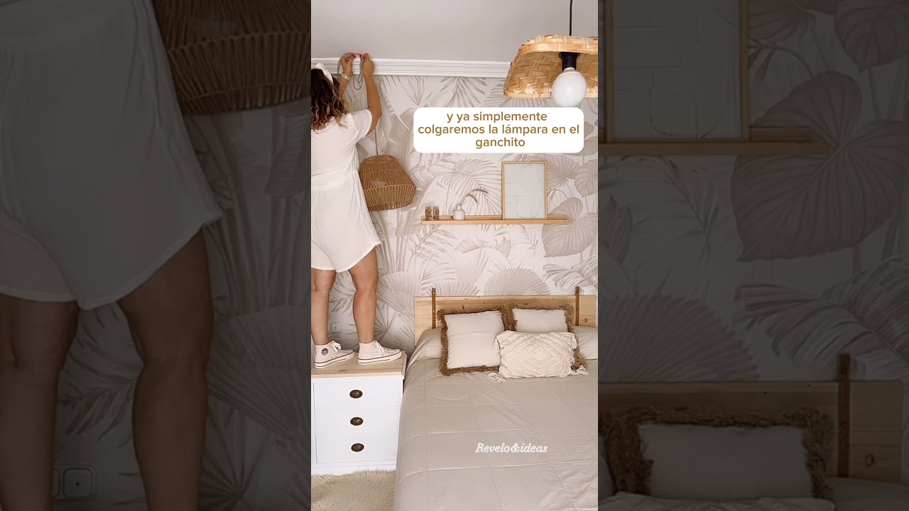 Como colocar una lampara sin necesidad de tener punto de luz - reveloideas - BVLed