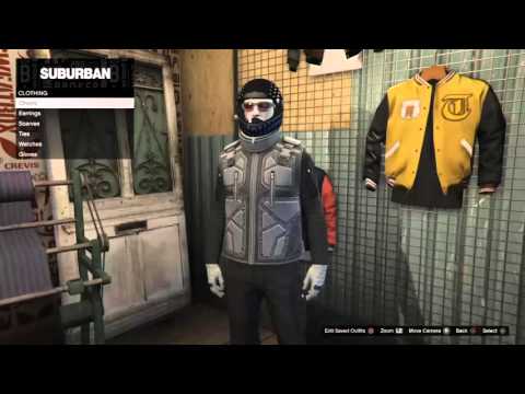 Grand Theft Auto 5 Online Batman the Animated Series Mr. Freeze Outfit tutorial