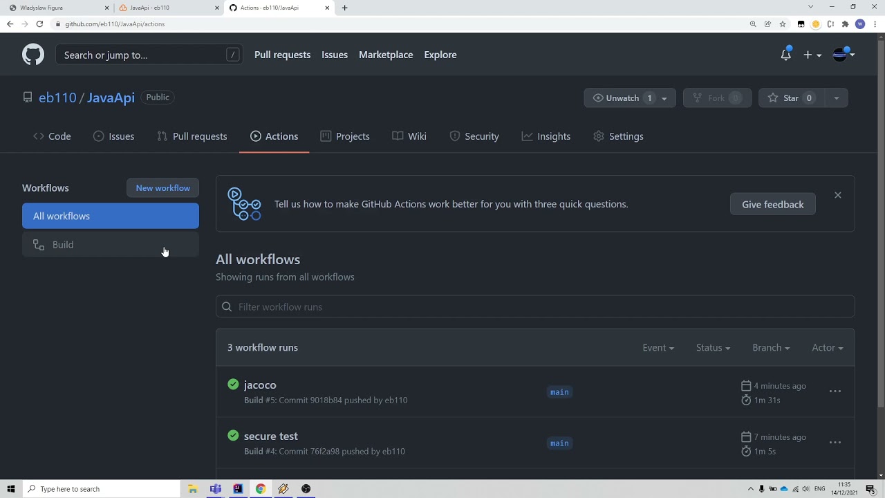 10.Sonar cloud coverage - jacoco