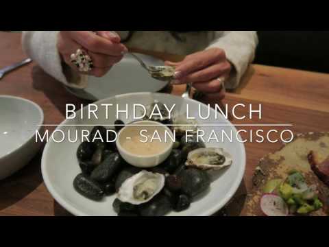 Moroccan Birthday Lunch at Mourad in San Francisco