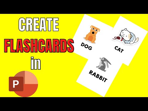 How to Create Flashcards using PowerPoint |Sell Flashcards Online 🔆🌸