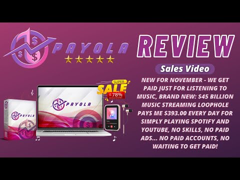Payola Review 2021 - What Is Payola And How Does Payola Work? (Sales Video)