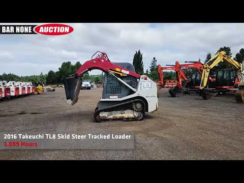 2016 Takeuchi TL8 Skid Steer Tracked Loader