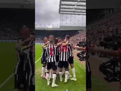 This angle of Sandro Tonaliโs first goal for Newcastle