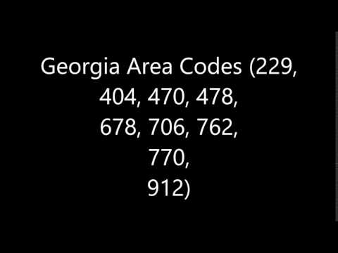 Georgia Area Codes