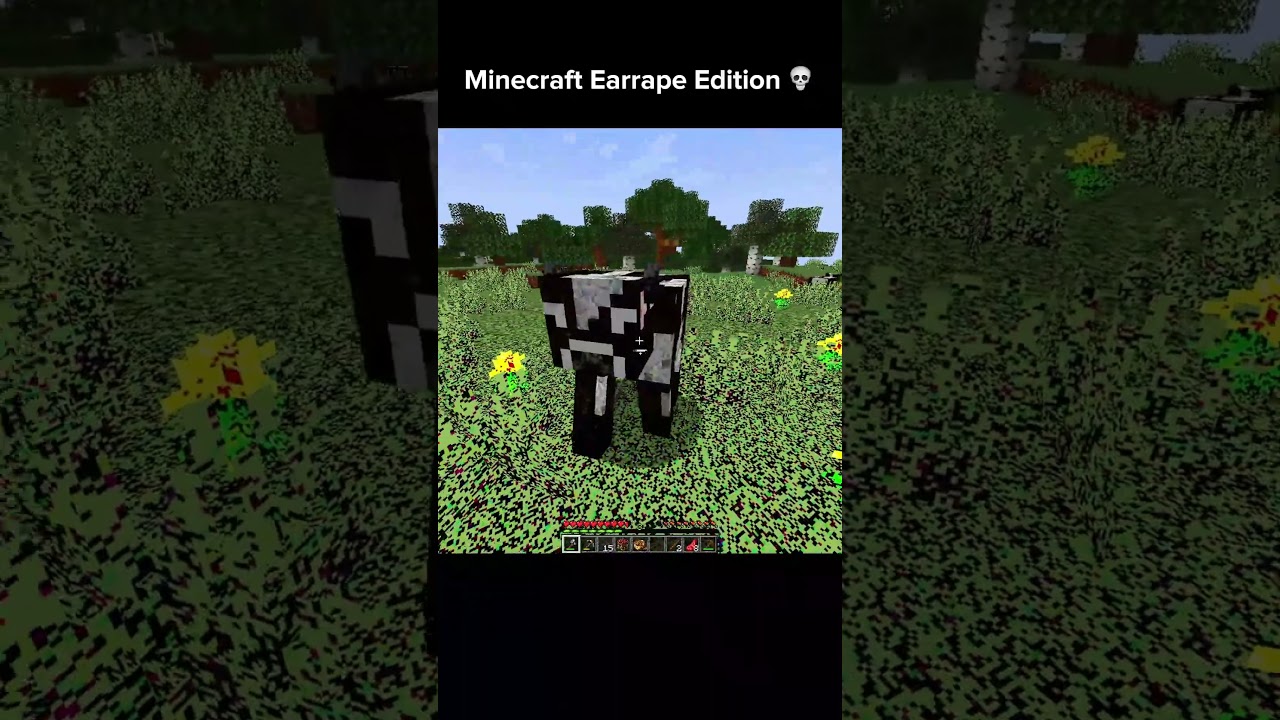 Minecraft Earrape Edition 😭💀 #minecraftmemes