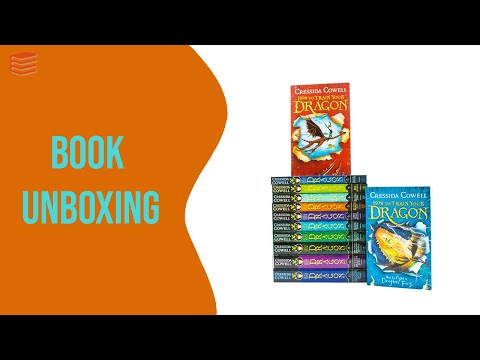 How to Train Your Dragon 12 Books Collection Set By Cressida Cowell - Book Unboxing