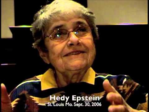 Hedy Epstein (the Jewish woman who was arrested in St. Louis ...