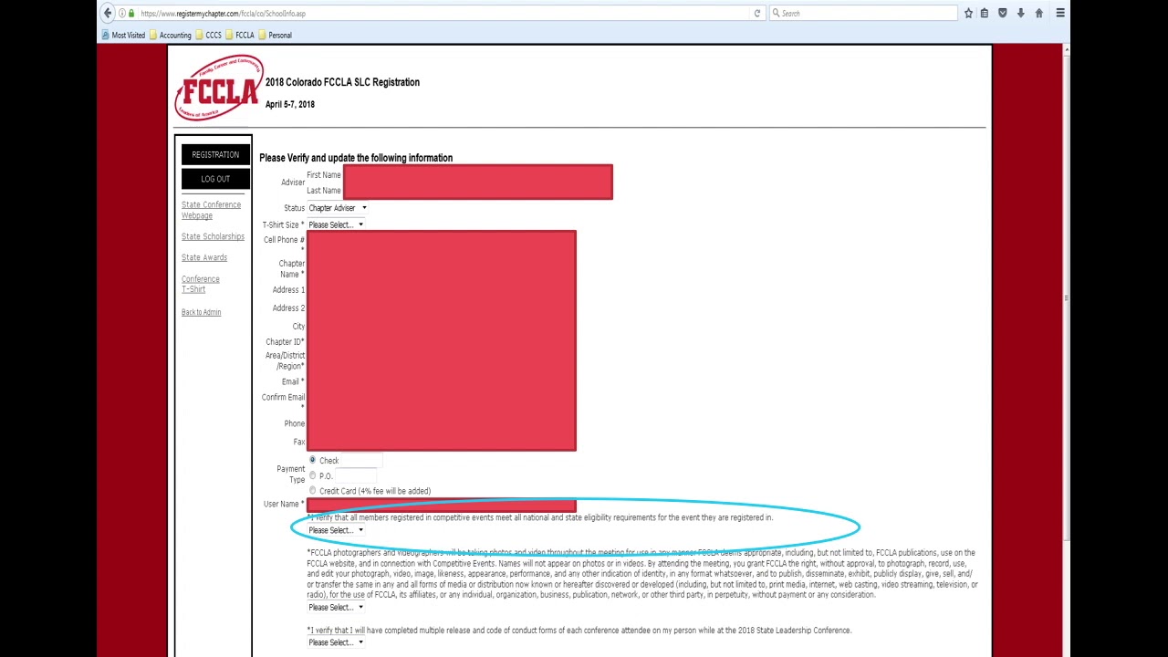 2018 SLC Registration Tutorial