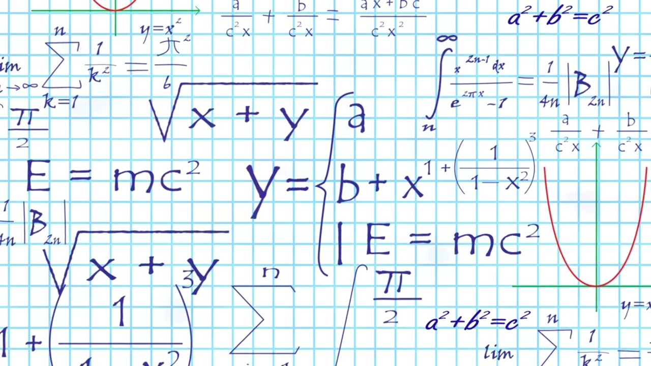 4K Mathematics Equations Background / Stock Video | Stocklate #backgroundvideo