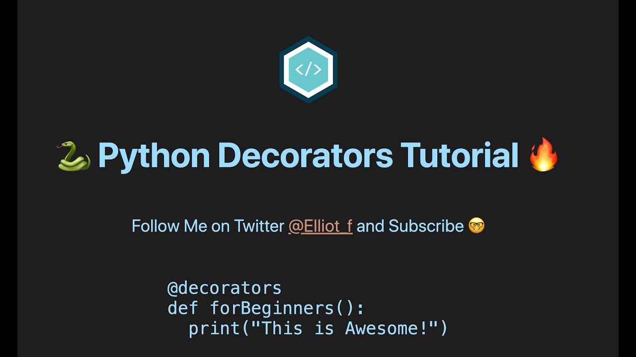 Python Decorators for Beginners In 5 Minutes!