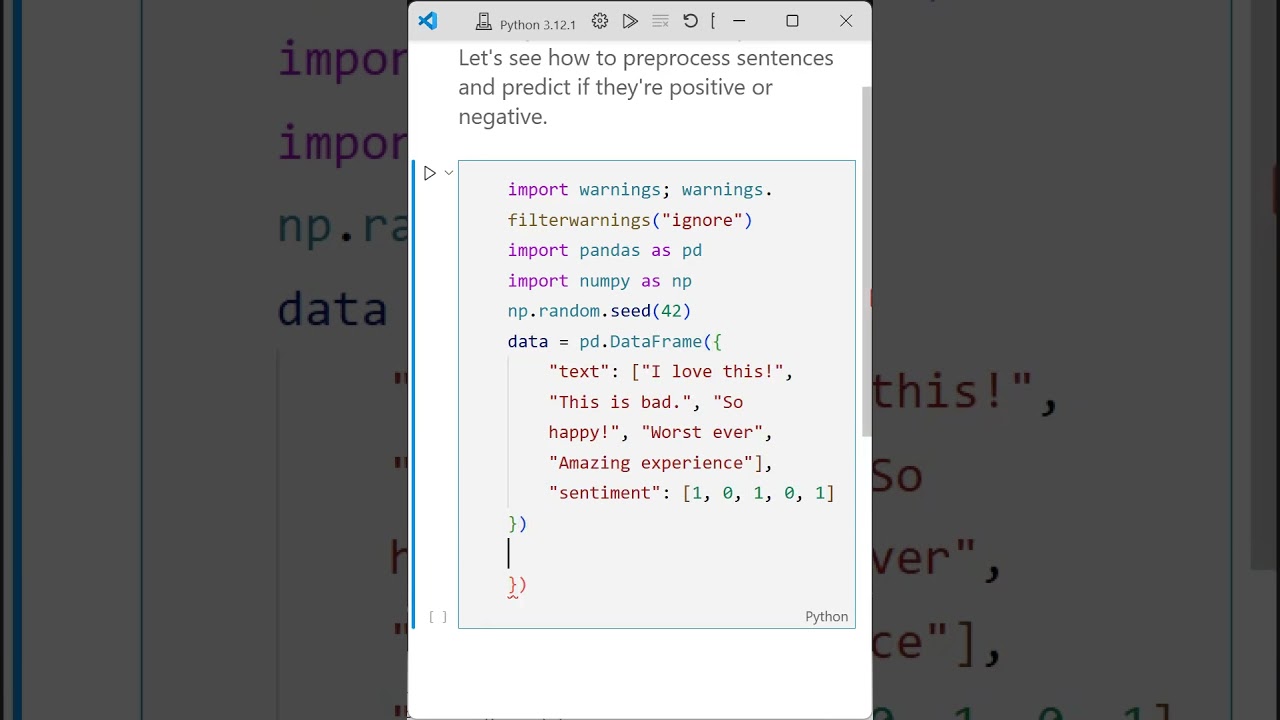 Python  Sentiment Analysis using Text Mining #machinelearning