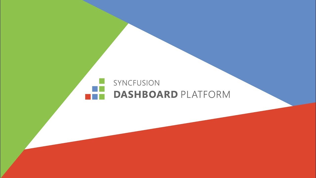 Syncfusion Dashboard Platform