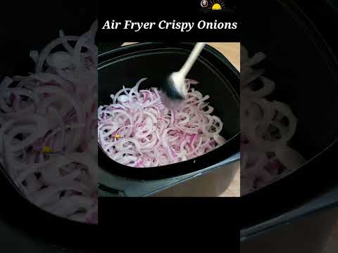 Crispy Air Fryer Onions For Biryani | Birista Recipe #shorts #airfryerrecipes #birista
