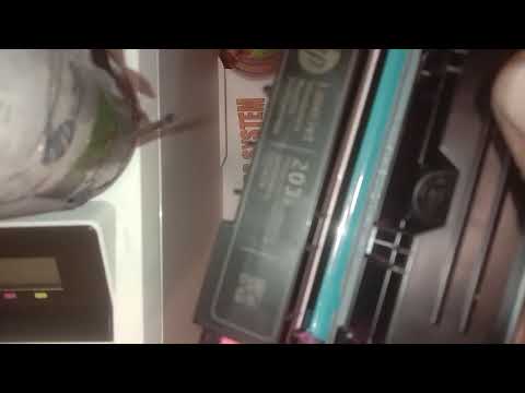 Hp LaserJet 203a toner refilling part 1