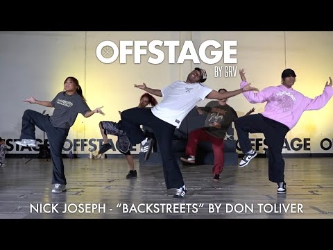 Nick Joseph choreography to “BACKSTREETS” by Don Toliver at Offstage Dance Studio