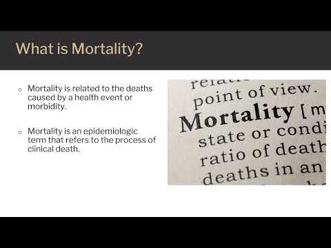 Population Indicators: Morbidity and Mortality