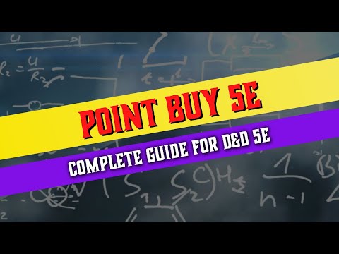 Point Buy 5e - Complete Guide for Dungeons and Dragons