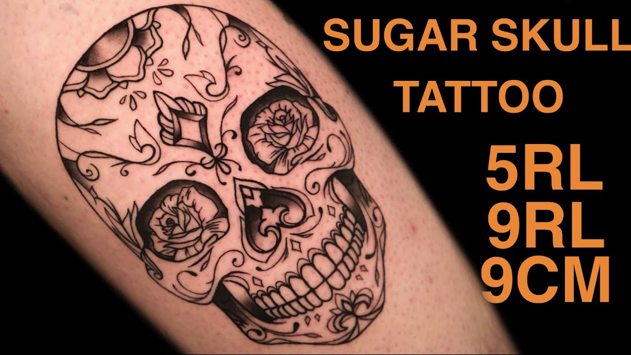 Sugar Skull Tattoo - Time Lapse