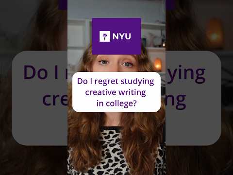 Do I regret studying creative writing in college?