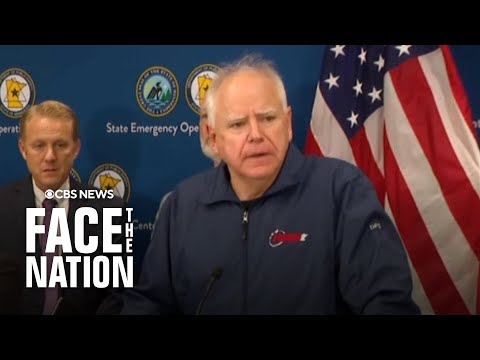 Walz speaks to reporters after arrest in Minnesota lawmaker shootings