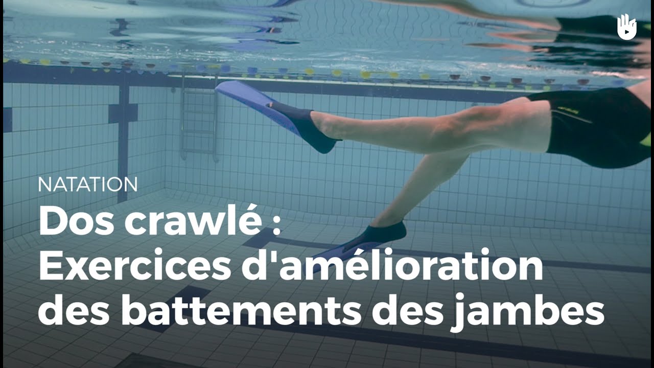 Exercice pour améliorer le mouvement des jambes - Comment nager le dos ...