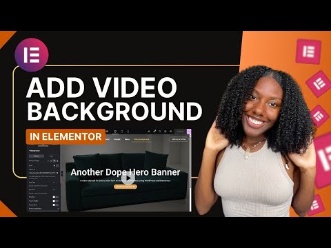 How to Add Video Background Using Elementor