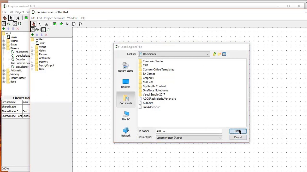Simple Arithmetic Logic Unit