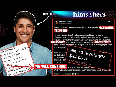 HIMS CEO FIGHTS BACK: "NVO Is Strong-Arming, ANTI-COMPETITIVE"
