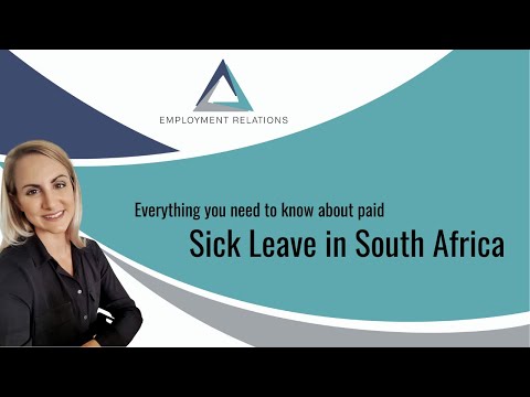 How Paid Sick Leave works in South Africa | Medical certificates, policy, traditional healers & more