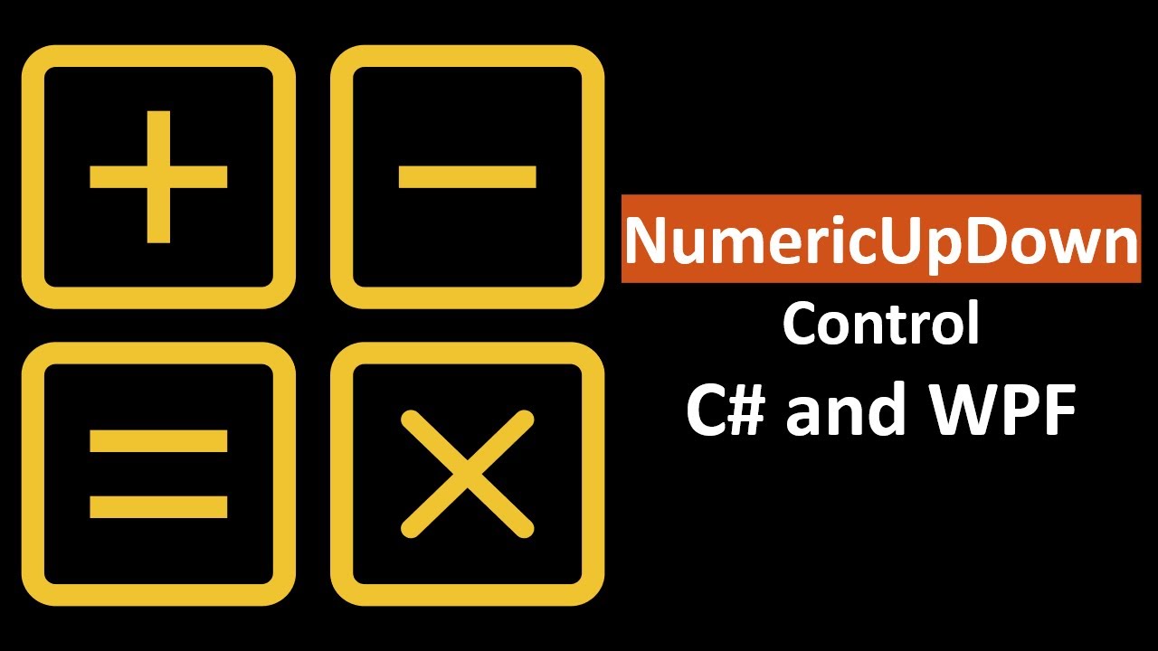 Creating NumericUpDownControl from scratch | C# and XAML
