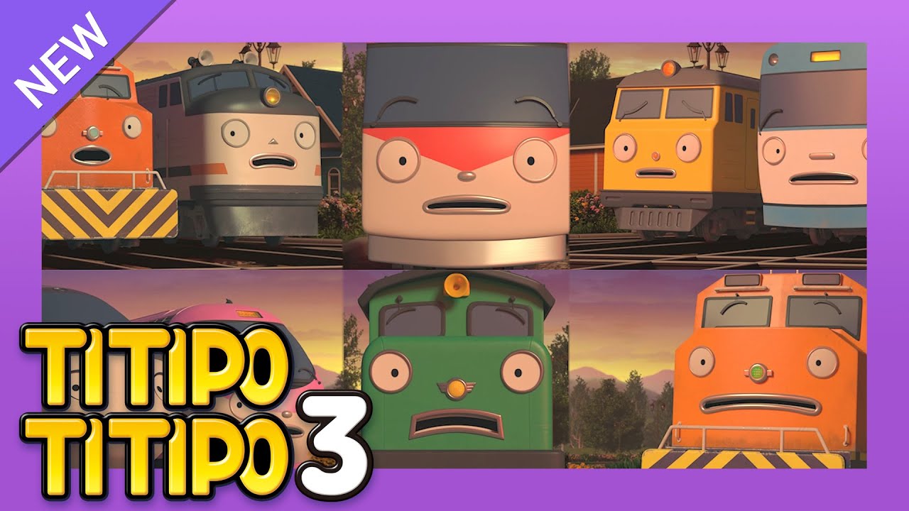 TITIPO S3 EP4 Berny is in distress l Train Cartoons For Kids | Titipo the Little Train