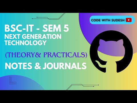 B.S.C.IT. Semester 5 Next Generation Technology Study material -Theory and Practical #programming