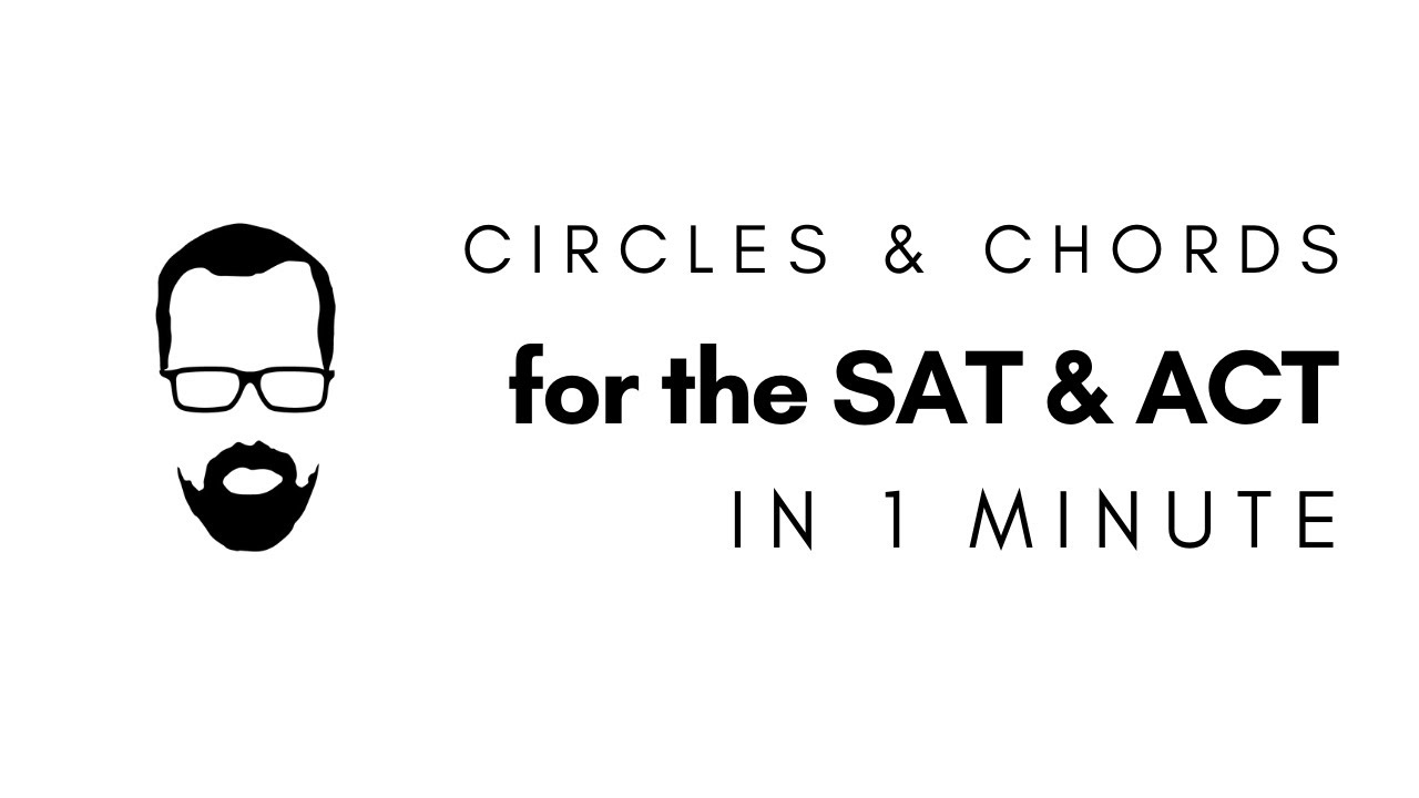 Circles and Chords in 1 Minute - QUICK SAT/ACT MATH SERIES