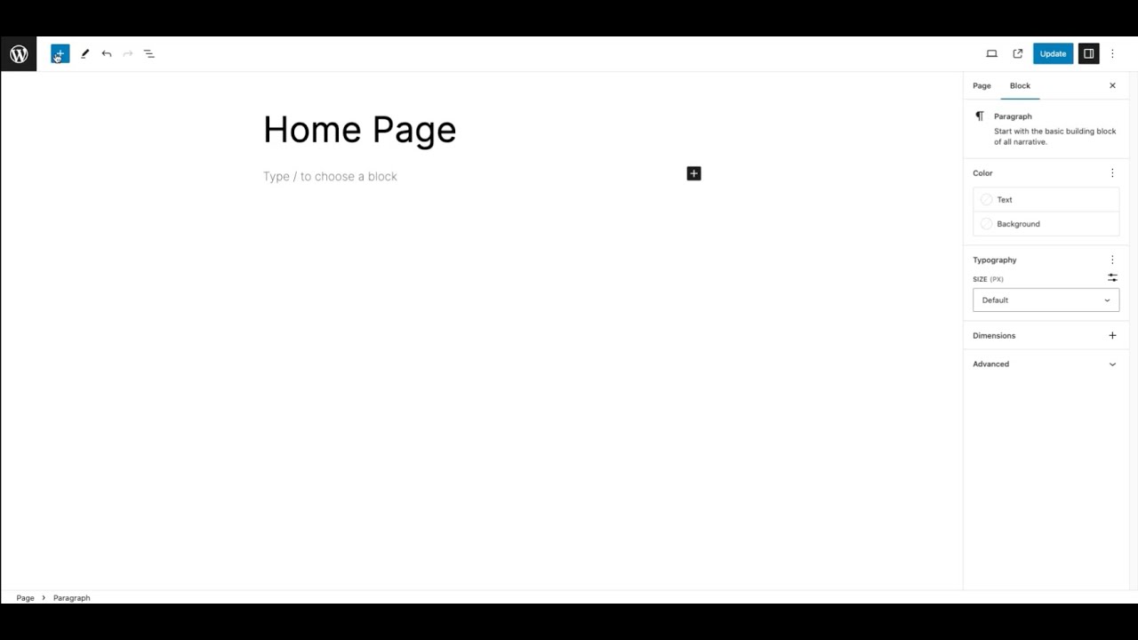 Here's how fast you can create a Homepage with our Gutenberg theme using Patterns.