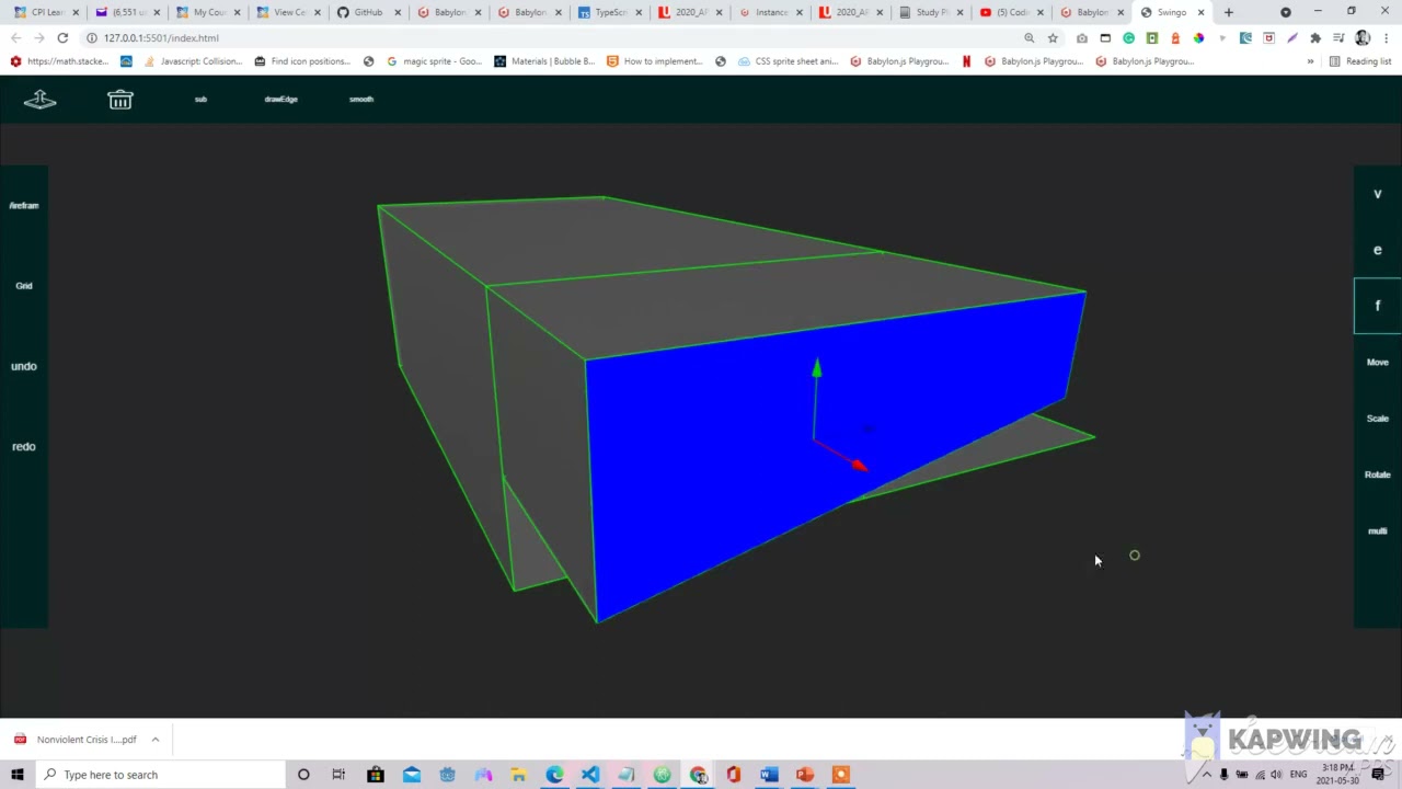 Cad system in progress[New] - Demos and projects - Babylon.js
