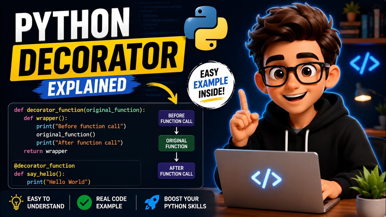 What is a Decorator in Python? Simple Example Explained 🔥