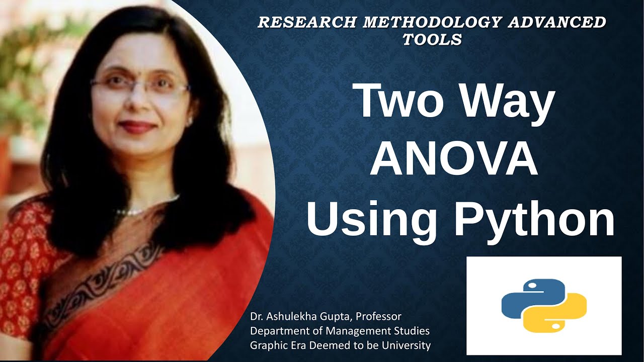 Two Way ANOVA Using Python(two way anova)(ANOVA)(Python)(python)