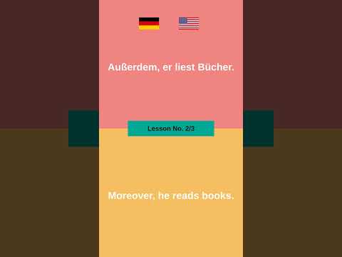 "Außerdem" Lernen Sie leichtes Englisch für Anfänger: täglich Einfache Wörter für den Einstieg #6