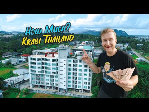 How EXPENSIVE is Thailand? / Budget Condo Tour in KRABI / Cost of Living and Food Prices in 2021