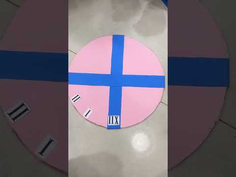 How to make a Roman Clock #clock #art #artwork #craft #shortvideo #shorts #ytshorts #trending