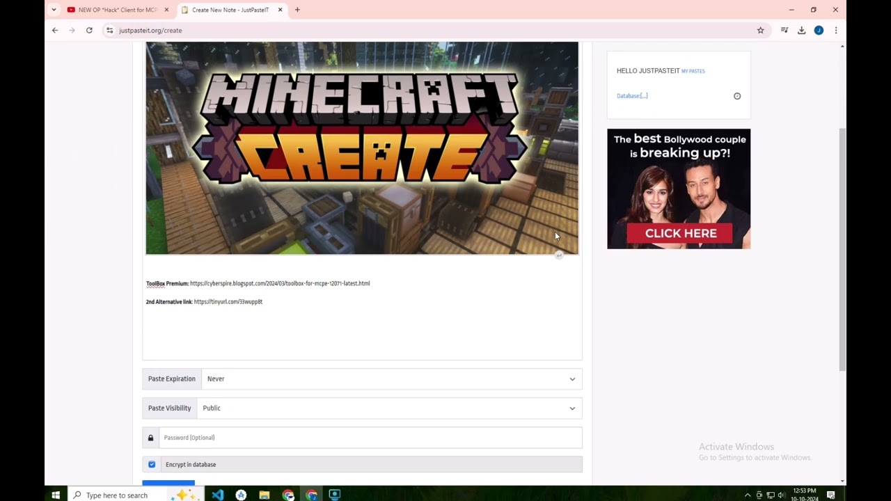 JustPasteIT.ORG: Tutorial