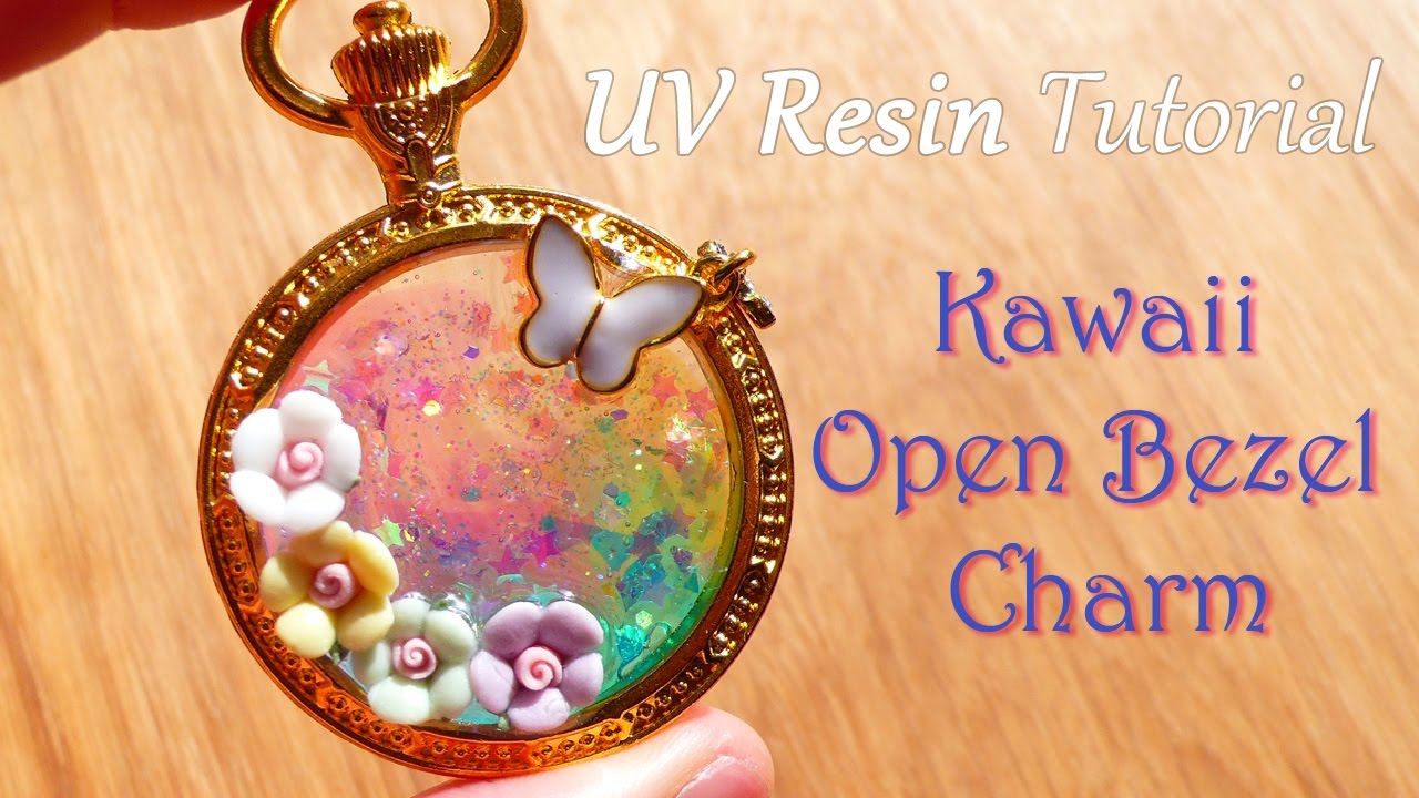 UV Resin Tutorial: Kawaii Open Bezel Charm
